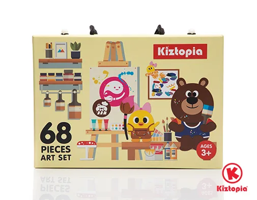 Kiztopia Kids Art Set (68pcs) - Kiztopia Indonesia